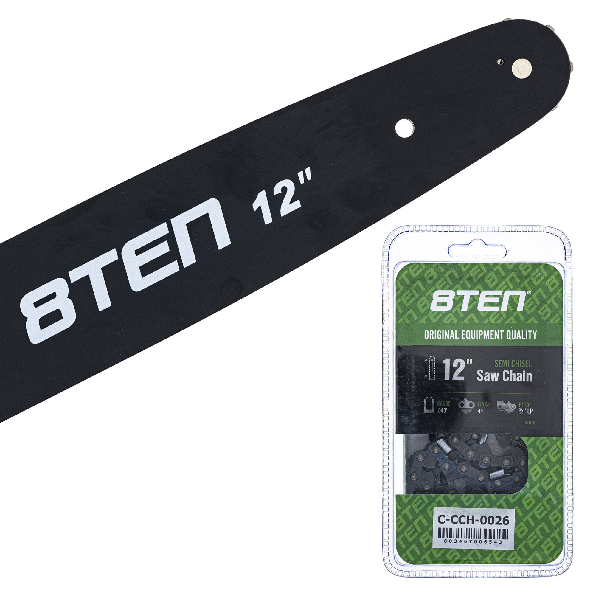 Chainsaw Bar & Chain Set 12 Inch For Stihl Echo | 8TEN