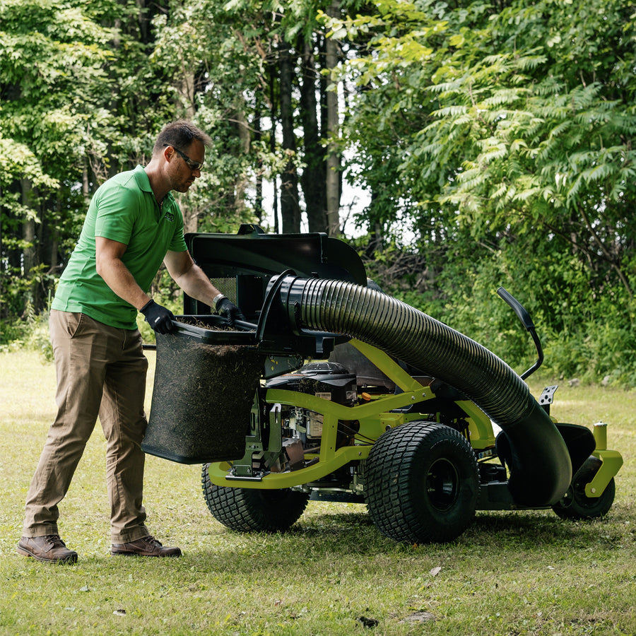 8TEN TURFBUCKET Grass Twin Bagger System for John Deere Ztrak Z315E ...