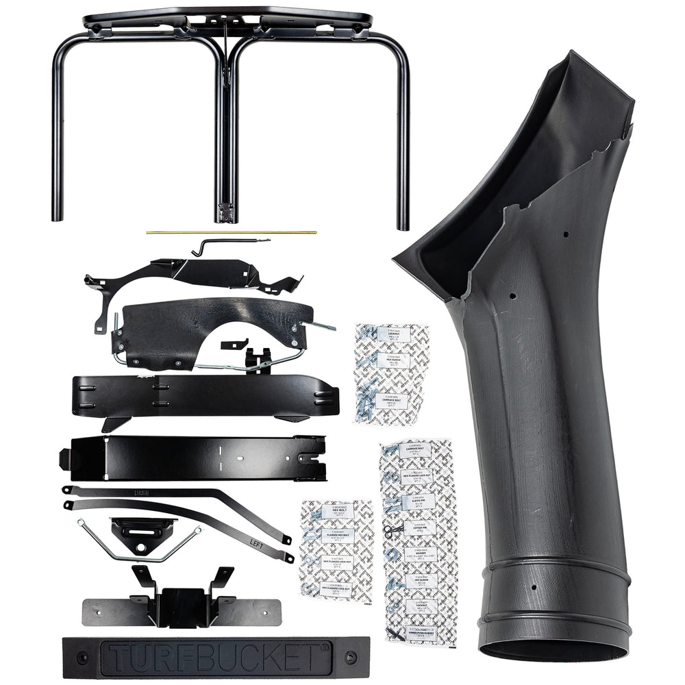 8TEN TURFBUCKET Grass Twin Bagger System for John Deere Ztrak Z315E ...